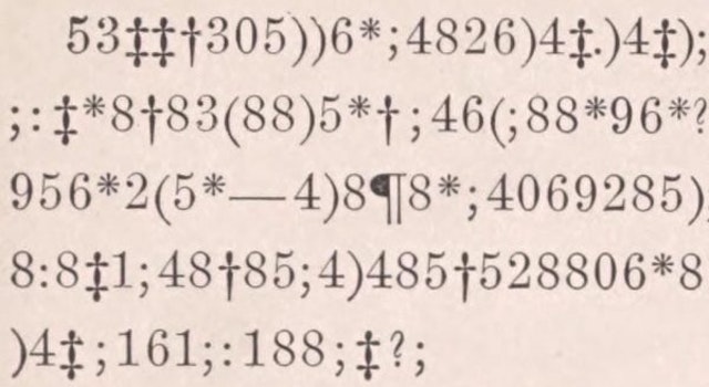 On Unparsed Substitution Ciphers | a. w. walker